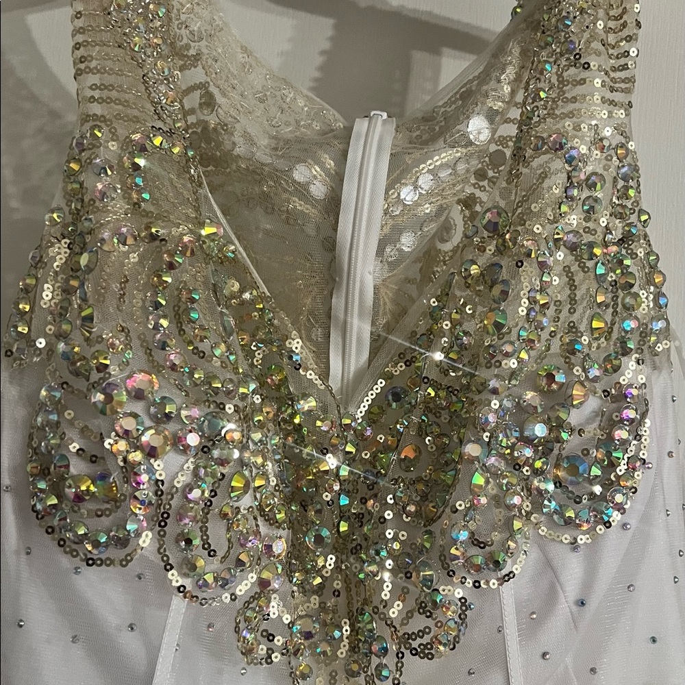Beautiful White Pageant Gown - Gem